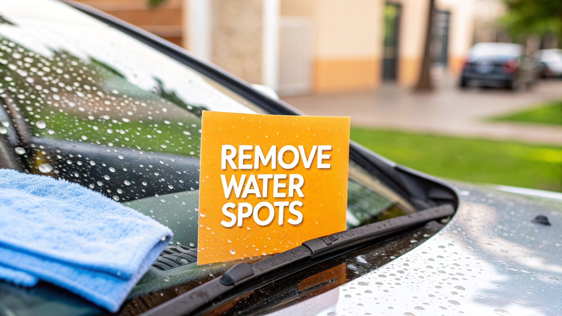 How to Remove Water Spots from Windshield: Easy Tips – SwiftJet