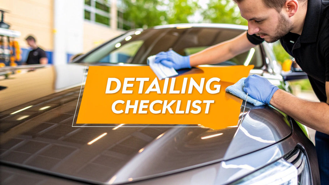 The Ultimate 2025 Car Detailing Checklist: 8 Pro Steps – SwiftJet