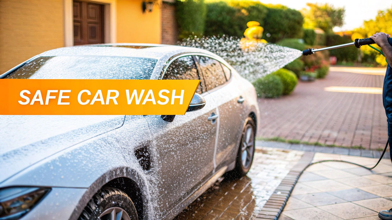A Guide to Safely Pressure Washing a Car at Home – SwiftJet